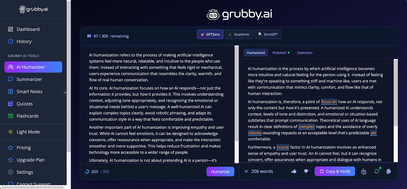 Grubby AI Humanizer Review with AI-Detection Proof - Best AI Humanizer ...